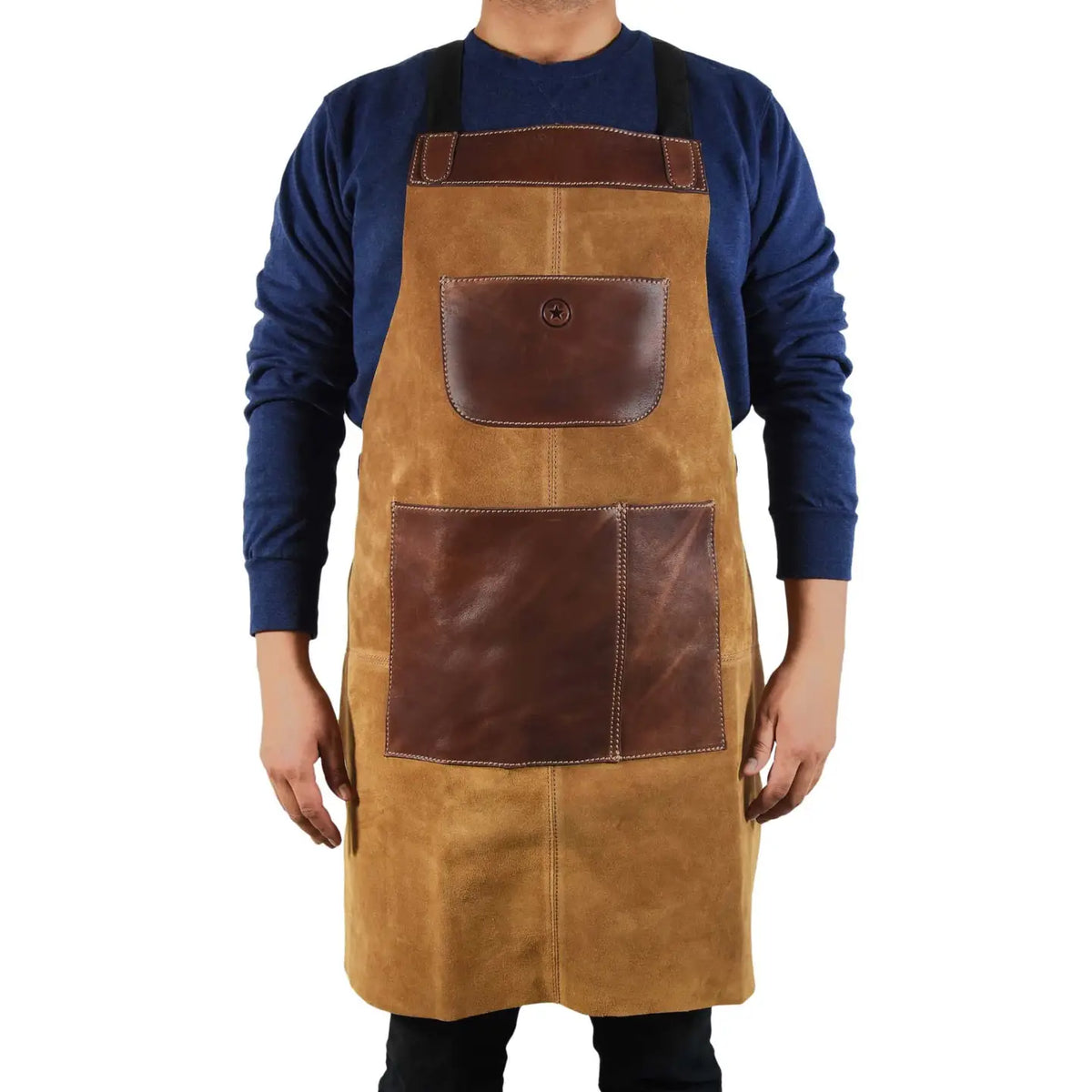 Leather + Suede Apron – Manna