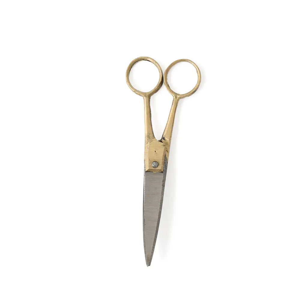 Small Brass Handle Scissors – Manna
