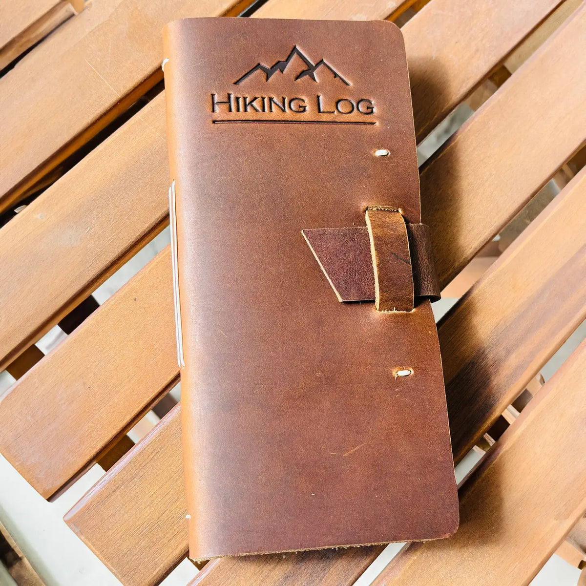 Genuine Leather Hiking Logbook – Manna