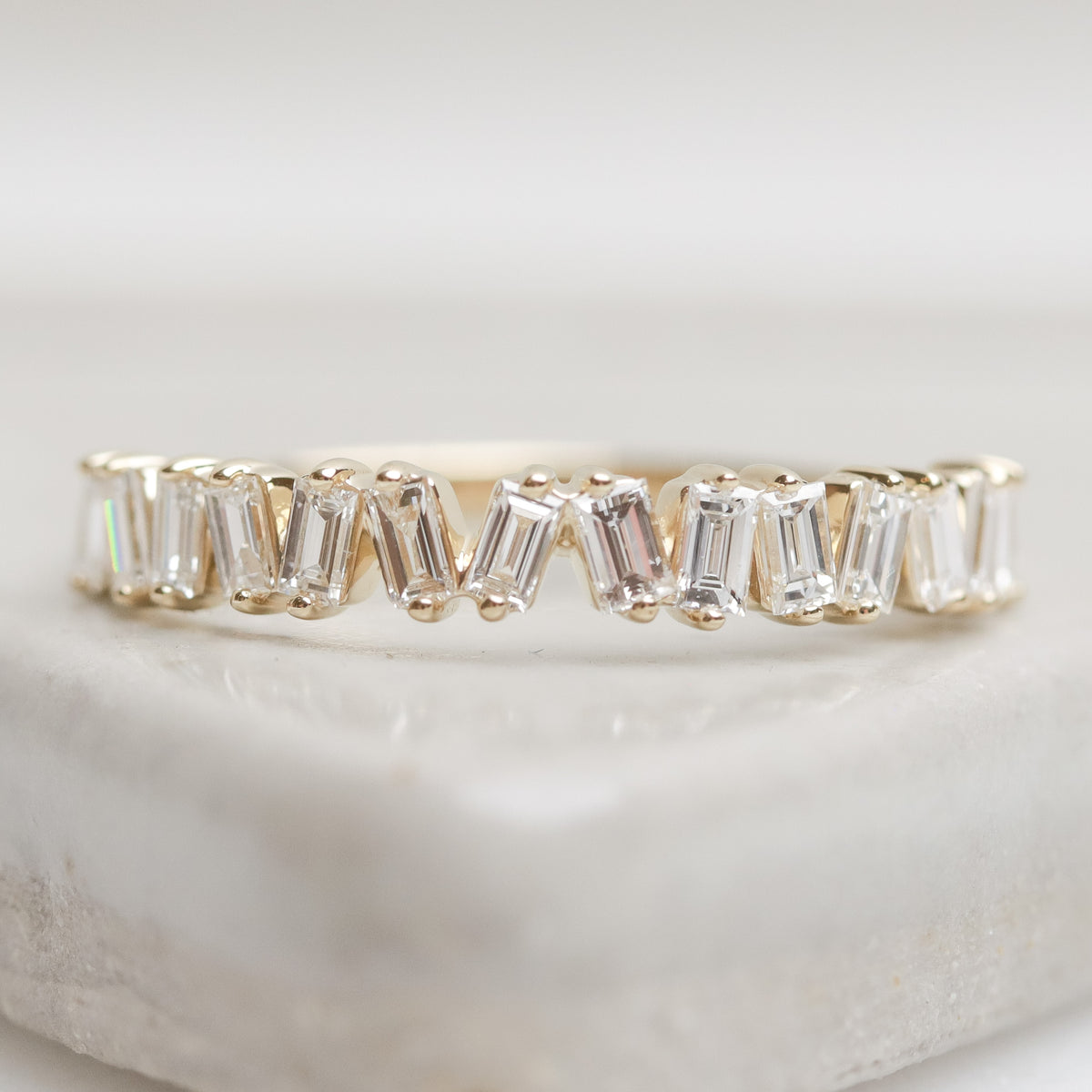 Wabi Sabi Diamond Band – Manna
